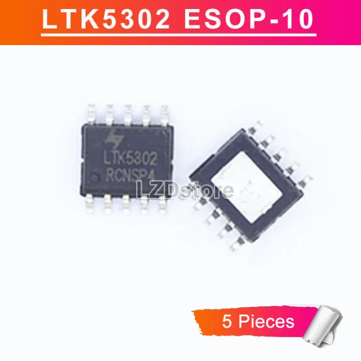 5Pcs LTK5302 ESOP-10 LTK 5302 ESOP10 SMD Synchronous Boost 11W เครื่องขยายเสียงชิป IC ใหม่ ...