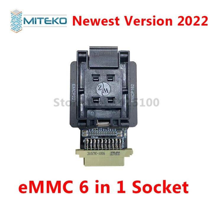 eMMC Test Adapter 6 in 1 Socket for Support Models BGA 153 169 162 186 ...