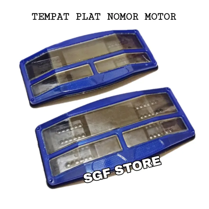 Tempat Plat Nomor Motor Cover / Dudukan Plat Nomor Motor Universal Bisa ...