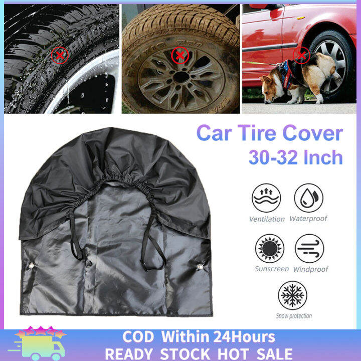 [Fast Delivery] Car Tire Cover Waterproof Wheel Covers Tires Protector ...