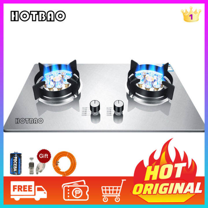 Gas stove embedded natural gas liquefied petroleum gas stainless steel ...