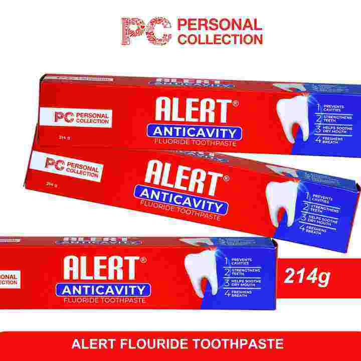 Personal Collection Alert Anti Cavity Flouride Toothpaste - 214 grams ...