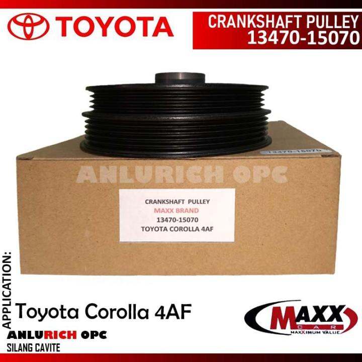 MAXX CRANKSHAFT PULLEY for Toyota Corolla 4AF pn: 13470-15070 | Lazada PH
