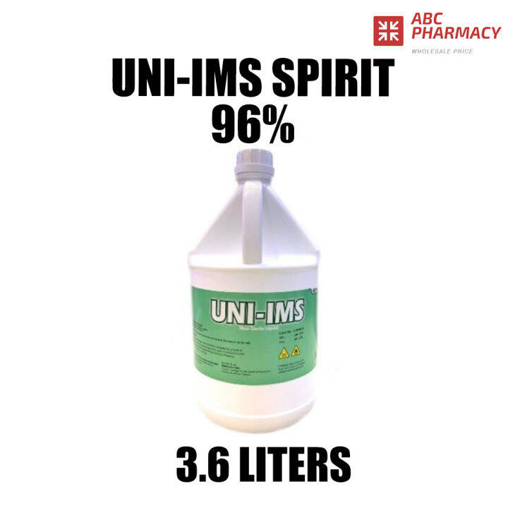Uni-IMS Methylated Spirit 96% Concentration 3.6 Litres | Lazada