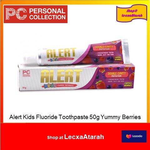 ALERT toothpaste for kids(yummy berries)50g | Lazada PH