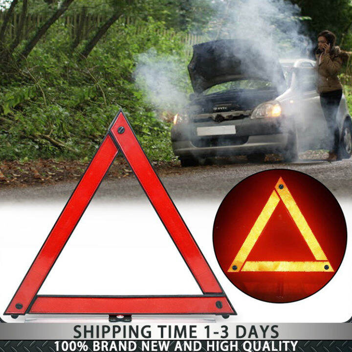 Early Warning Device Parking Tripod Warning Triangle Reflectorized ...
