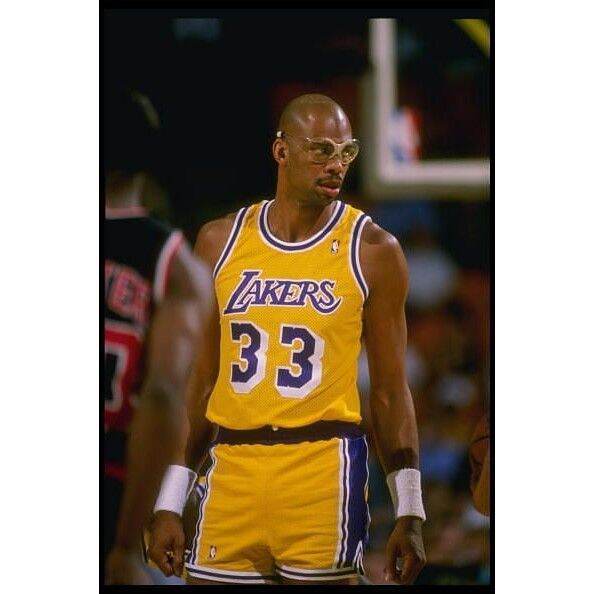 NBA Lakers 33 Kareem Abdul-Jabbar Hardwood Classic Basketball Jersey ...