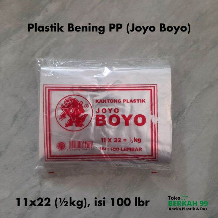 plastik pp bening Joyo Boyo 1/2 Kg isi 100lembar | Lazada Indonesia