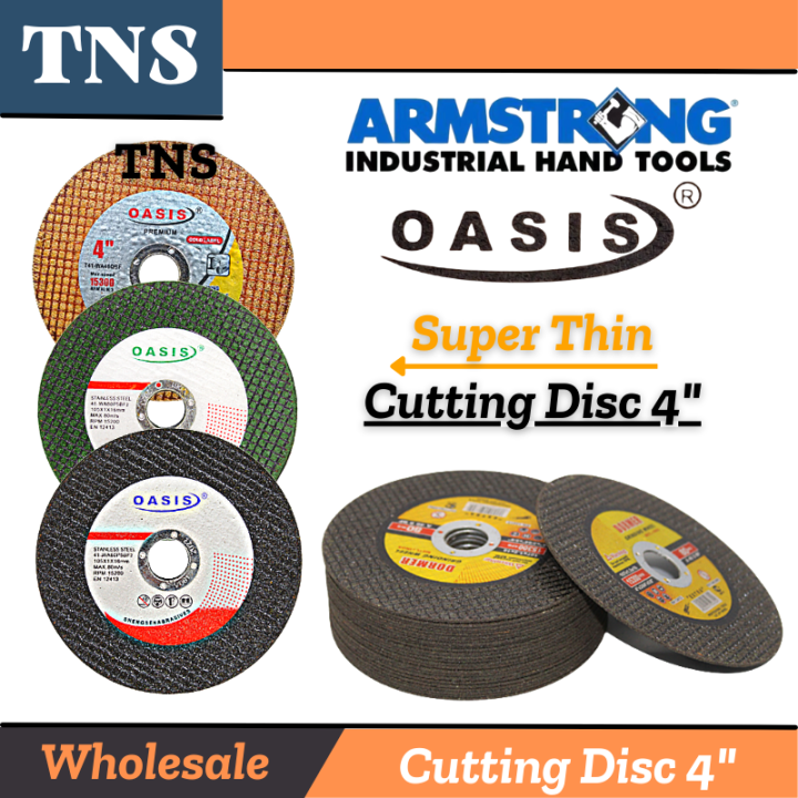 Cutting Disc 4" Original Super Thin Cut Off Metal Heavy Duty 25Pcs/Box ...