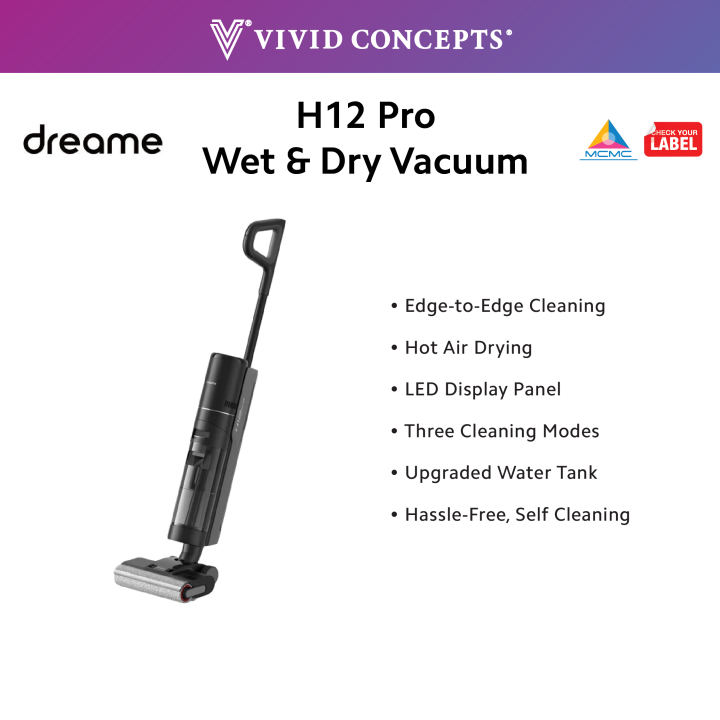 [New Arrival] Dreame H12 Pro Cordless Wet & Dry Vacuum | 900ml Water ...