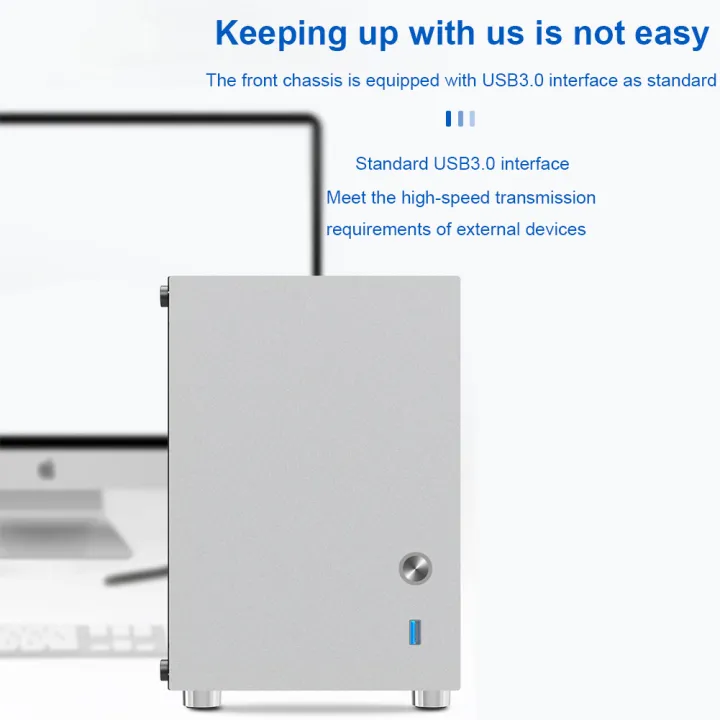 Gaming PC Case USB3.0 Interface Computer Cabinet Portable Mini A4 ...