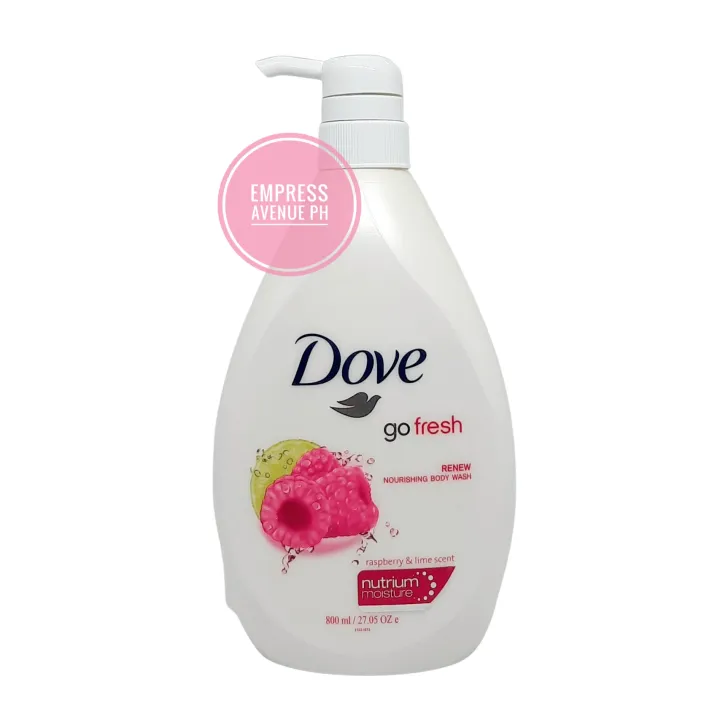 Dove Go Fresh Raspberry and Lime Scent Renew Body Wash 800ml | Lazada PH