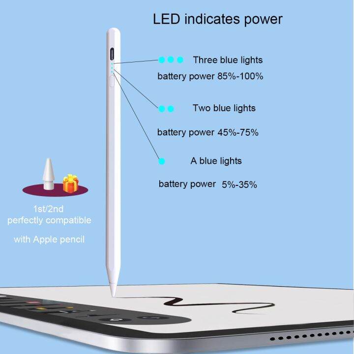 For Appl Pencil Origin Stylus Pen For Ipad Pens Pencil 2 1 Battery ...