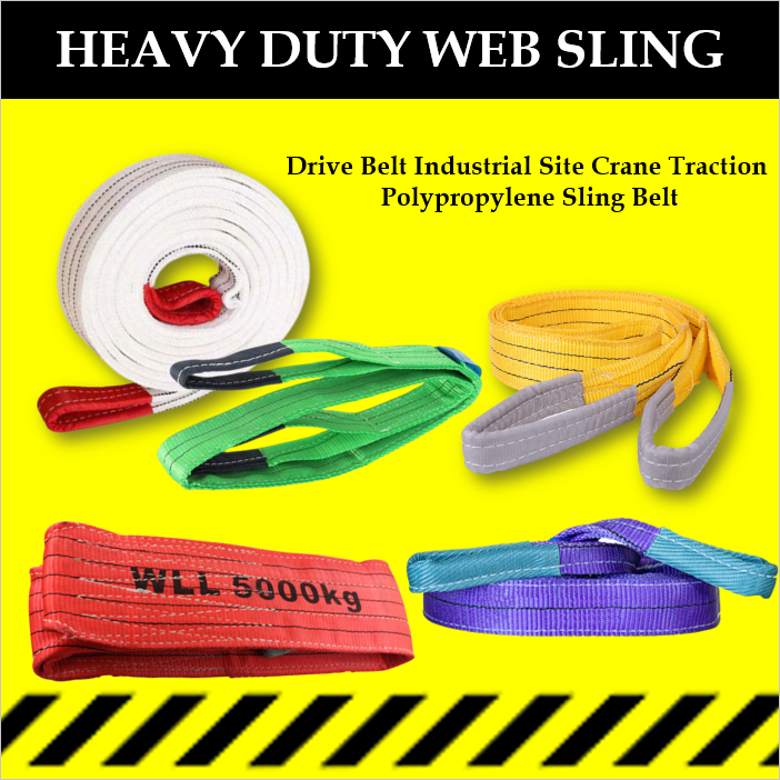 Twin Jean III Flat Web Lifting Belt 1T-5T Drive Belt Industrial Site ...