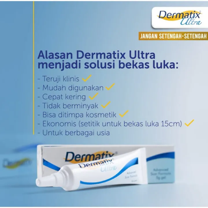 DERMATIX ULTRA ORIGINAL 15ML MADE IN USA DERMATIX PENGHILANG BEKAS LUKA ...