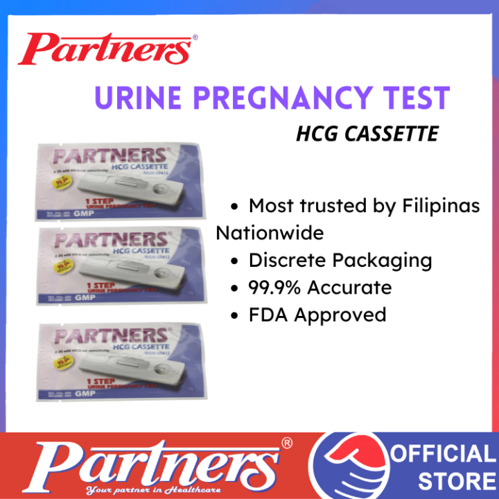 Partners Urine Pregnancy Test (3 PIECES) | Lazada PH