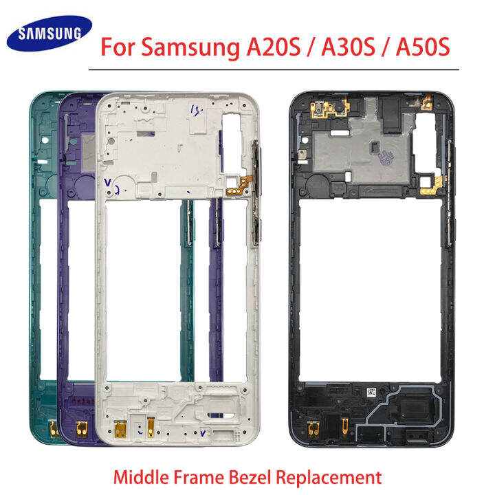 Middle Frame Bezel Middle Plate For Samsung Galaxy A20S A207F A30S ...