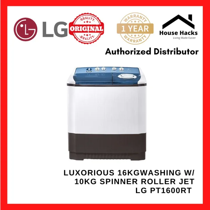 LG PT1600RT Luxurious 16KGWashing w/ 10KG Spinner Roller Jet (House ...
