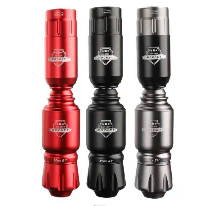 Mini Rocket Tattoo Machine Set Japan Motor Wireless Tattoo Power Supply ...