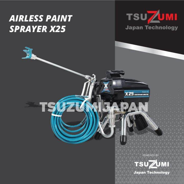 Electric Airless Paint Sprayer X25 - Tsuzumi Mesin Cat Elektrik ...