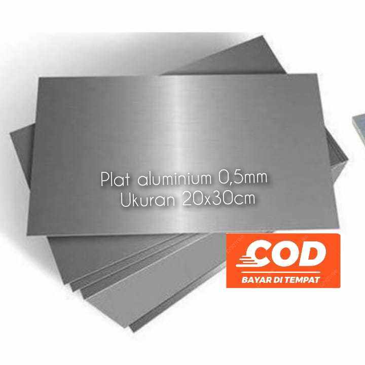 Plat alumunium 0,5mm ukuran 20x30cm | Lazada Indonesia
