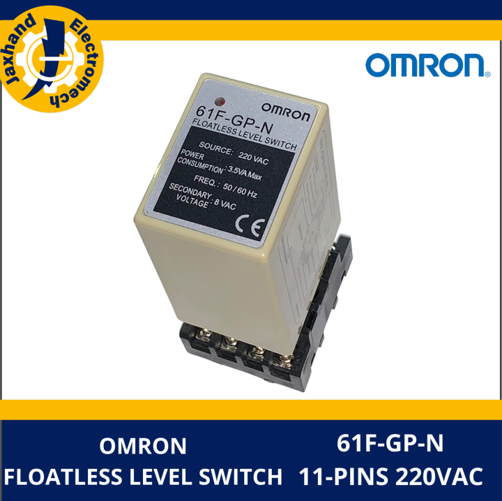 Omron Floatless Level Switch MODEL: 61F-GP-N, 11-pins 220VAC | Lazada PH
