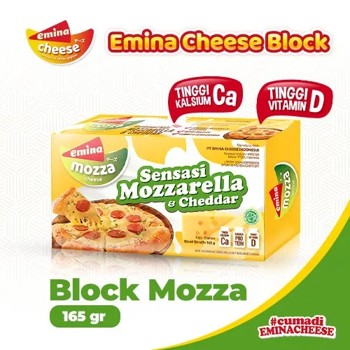 EMINA Block Cheese Mozza 165gr | Lazada Indonesia