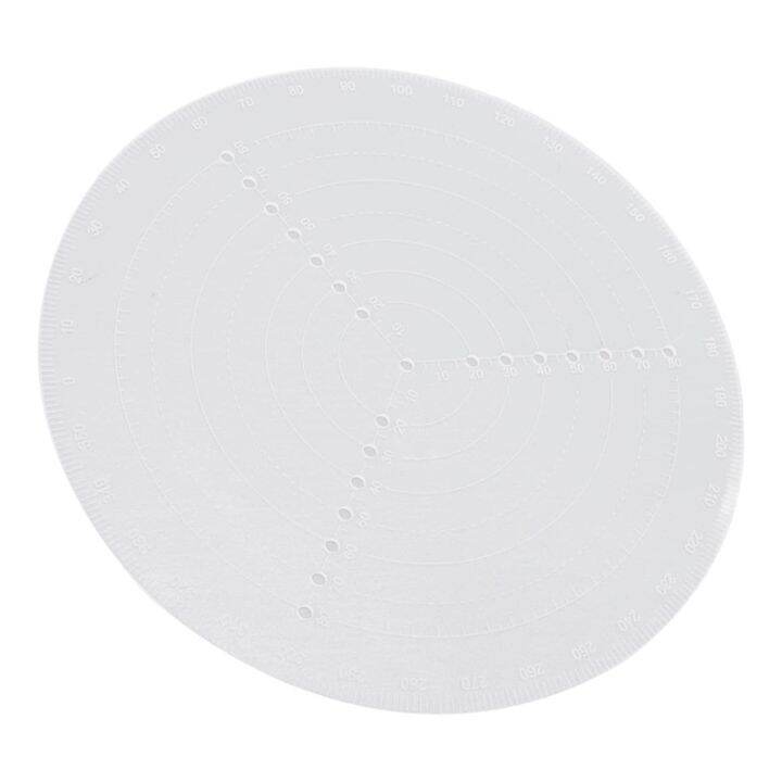 Round Center Finder, Acrylic Semi Transparent Lathe Centering Tool ...