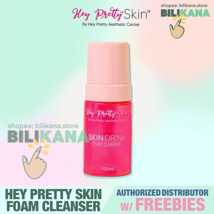 【COD】 Hey Pretty Skin Skin Drink Facial Foam Cleanser | Lazada PH