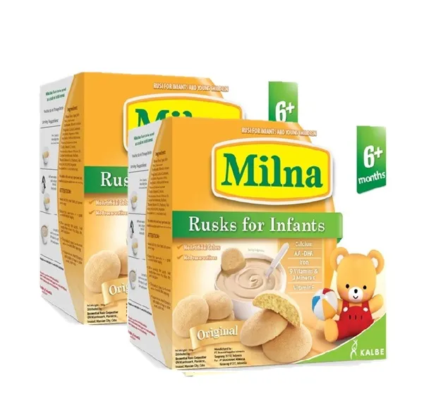 Milna Baby Biscuit Original 130g x 2 | Lazada PH