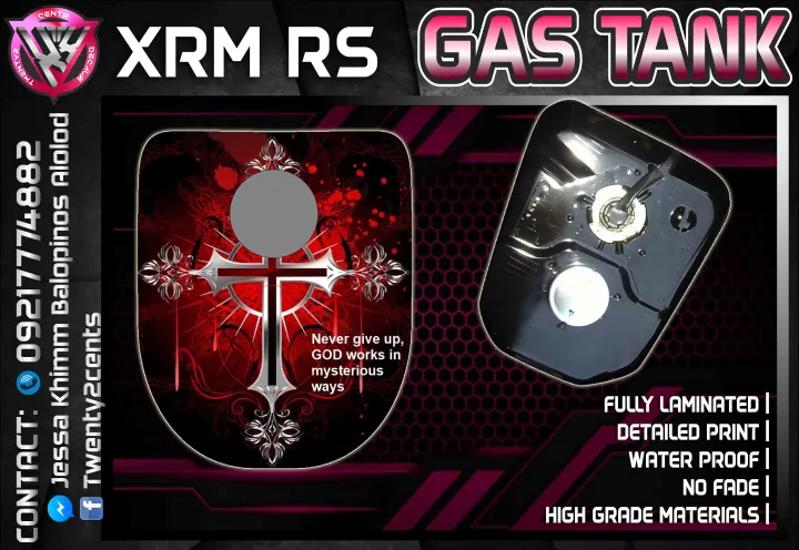 XRM RS Gas tank sticker decals | Lazada PH