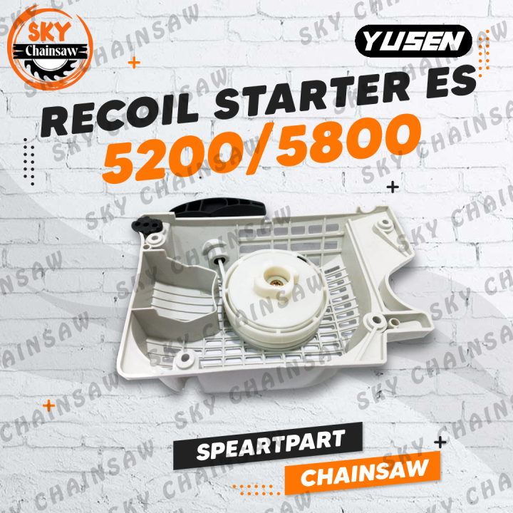 Sparepart Chainsaw Recoil Starter E.S/Tarikan Engkol Double Per ...
