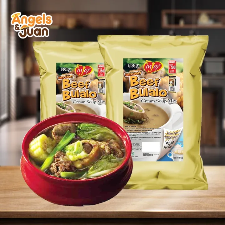 Pabrika direktang benta Injoy Soup Powder Beef Bulalo 500g | Lazada PH
