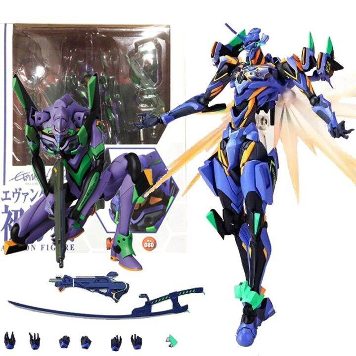 Anime EVA NEON GENESIS EVANGELION Action Figures Maf 080 EVA-01 Figure ...