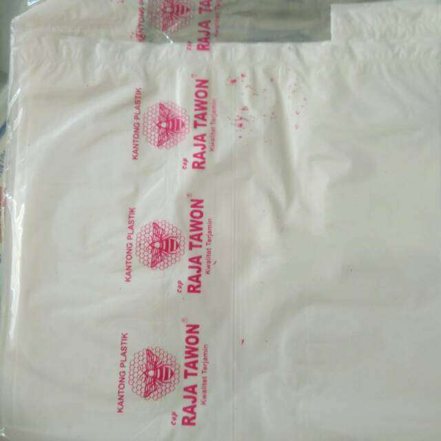Kantong plastik Kresek Raja Tawon Putih kecil | Lazada Indonesia