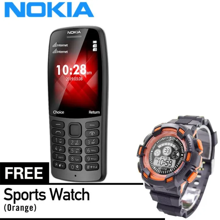 210 Brand Dual Sim Mobile Phone 2.4inch Cellphone with Free Sport Watch ...
