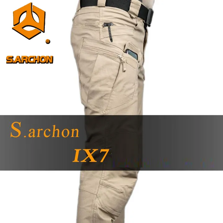 S.ARCHON Cargo Pants IX7 Tactical Pants Overalls Trouser Multi Pocket Training Pants Workwear ...