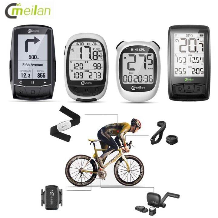 Meilan Cycling Computer Bike Gps Wireless Speed And Cadence Sensor ANT Speedometer Meter Km Hour ...