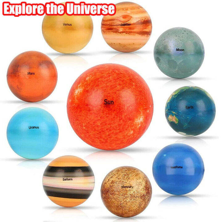 10Pcs Solar System Stress Ball for Kids and Adult Anti Stress Solar ...
