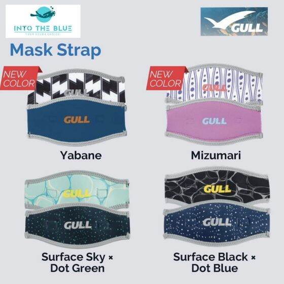 Mask Strap Gull 🔸ยางป้องกันผมติดสายหน้ากากดำน้ำ 💧 | Lazada.co.th