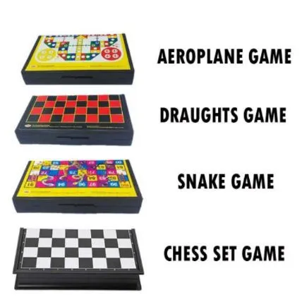 Folding Board Game Mini Pocket Chess/Draught/Snake/Aeroplane | Lazada