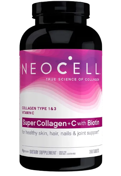NeoCell Super Collagen + C with Biotin 6g 360 tablets | Collagen type 1 ...