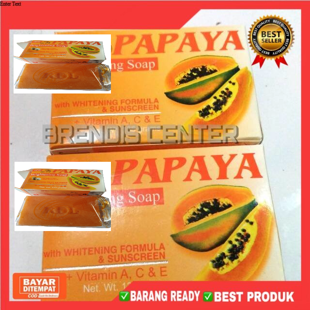 (BC) SABUN RDL PAPAYA BRIGHTENING SOAP 135 gr [Sabun Wajah] | Lazada ...