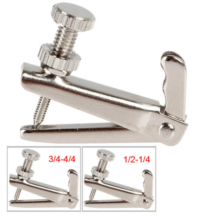 SLADE 1/4-1/2 3/4-4/4 Violin Silver String Fine Adjuster Tuners | Lazada PH
