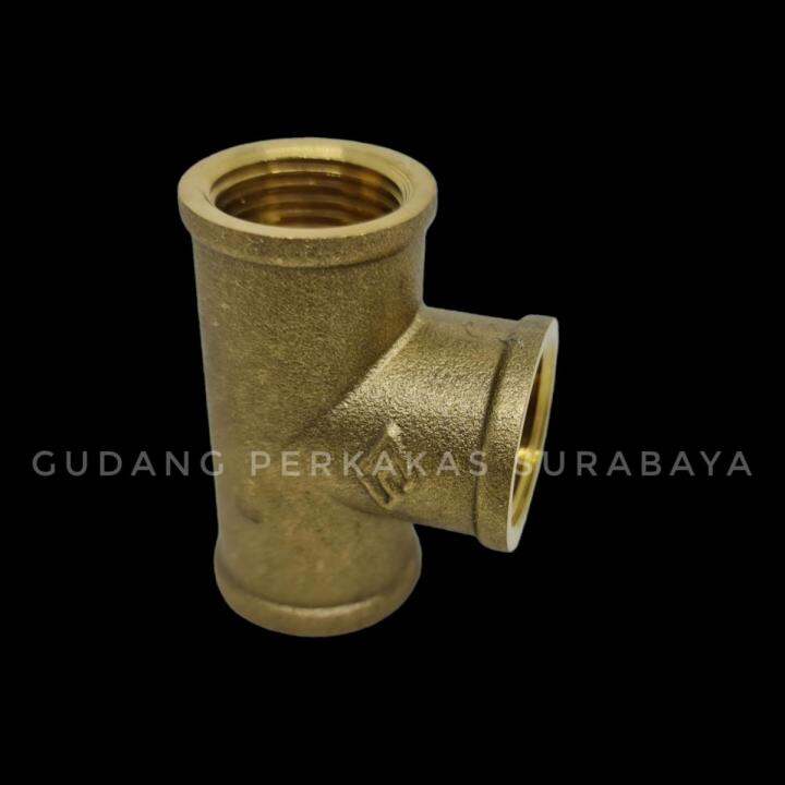 NAPLE T FEMALE TEE PIPE T PIPA TE PIPA ADAPTER DRAT SAMBUNGAN PIPA DRAT DALAM CABANG 3 SOK T ...