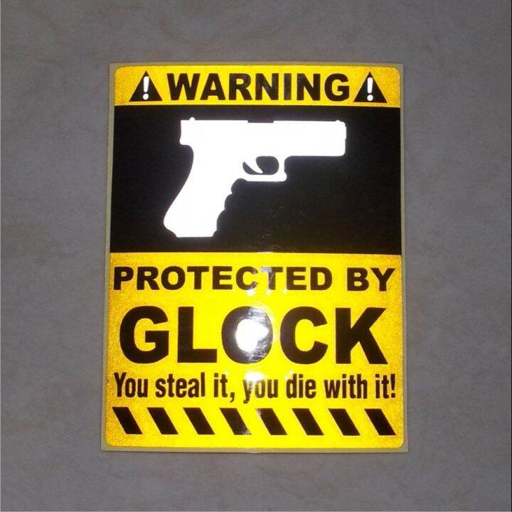 Sticker Stiker Glock Warning | Lazada Indonesia