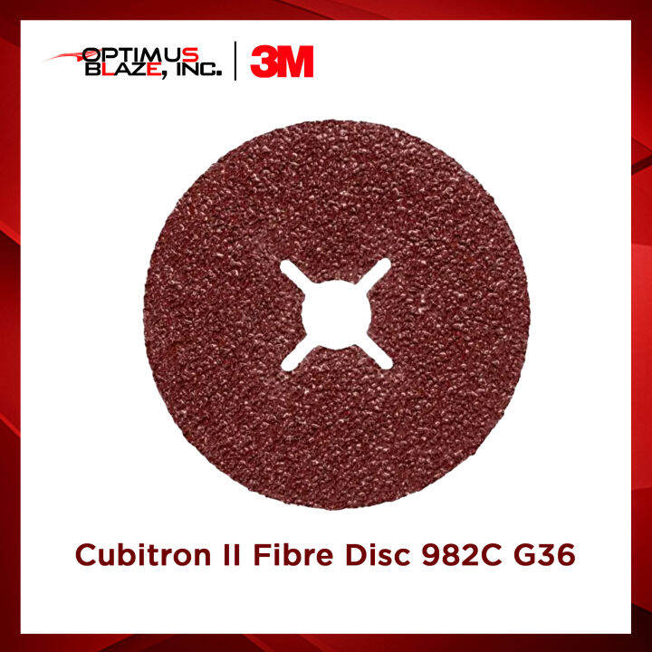 OptimusBlaze [5PCS] 3M Cubitron II Fibre Disc 982C | Lazada PH