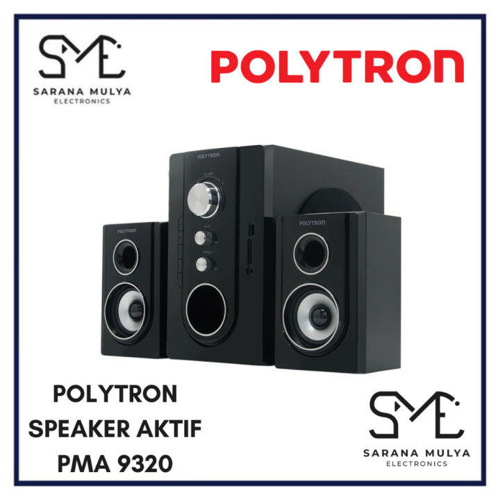 SPEAKER AKTIF POLYTRON PMA 9320 - ACTIVE SPEAKER BLUETOOTH CONNECTION ...
