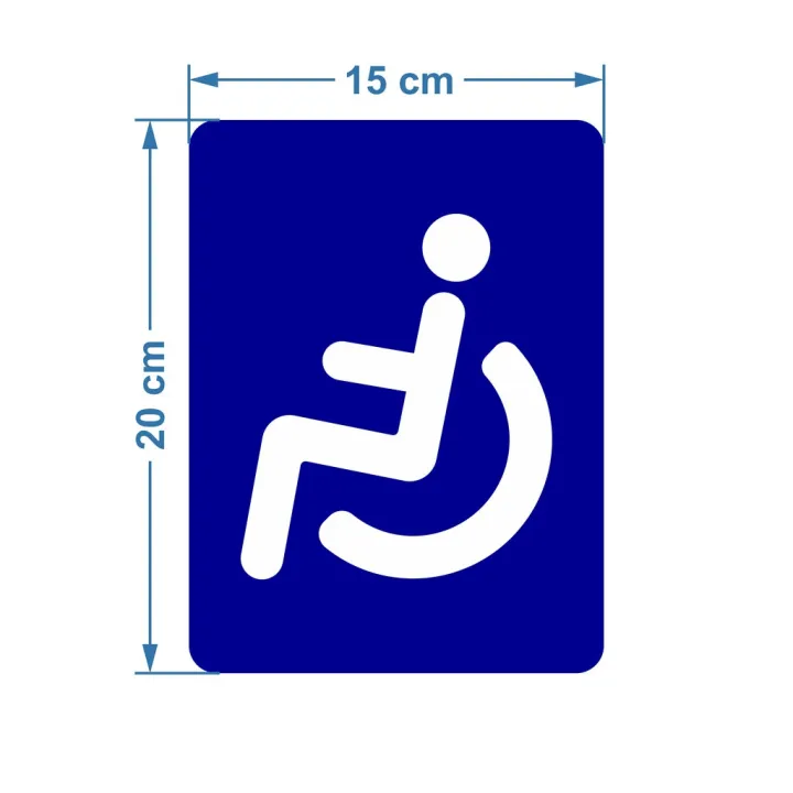 STIKER RAMBU Disabilitas Bahan REFLEKTIF | Lazada Indonesia