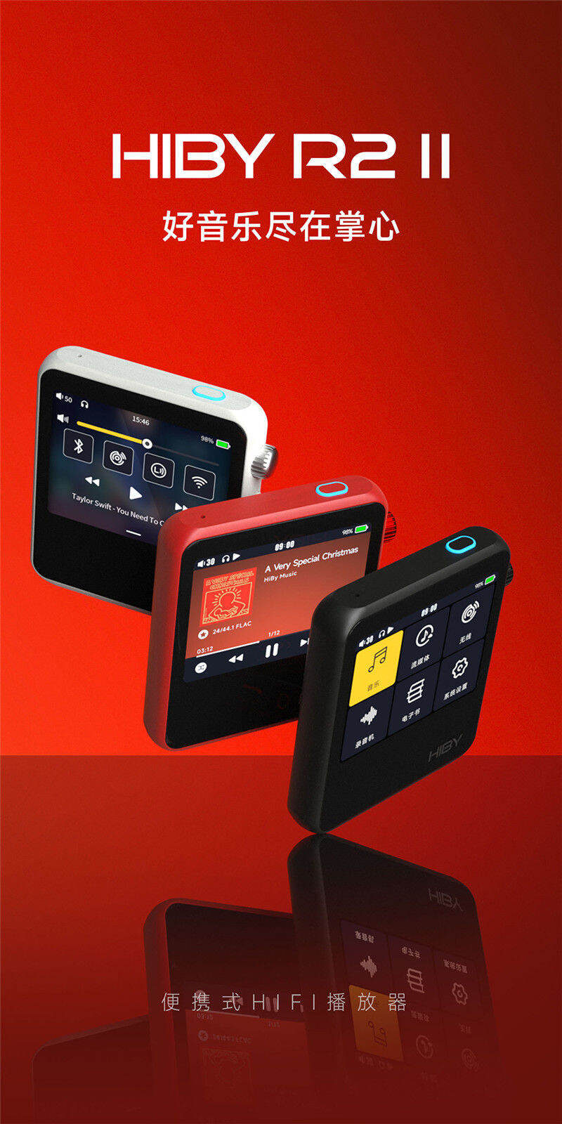 R2II HiBy/R2 Gen2รุ่น Bluetooth5.1สตรีมมิ่งเครื่องเล่นเพลง | Lazada.co.th